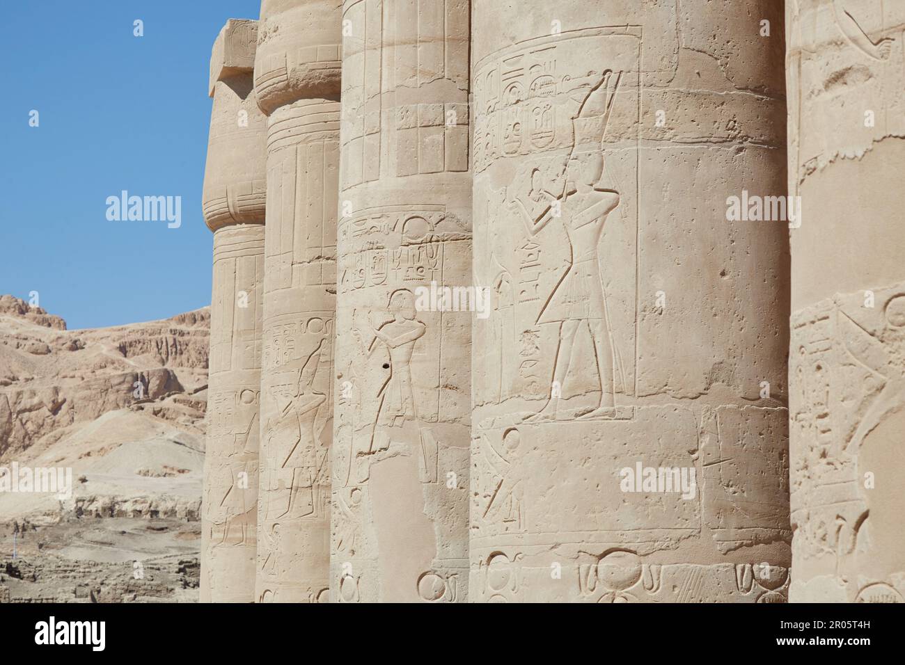 The Ramesseum, the Mortuary Temple of Ramesses II, one of Ancient Egypt ...