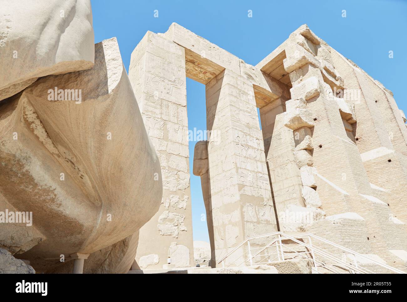 The Ramesseum, the Mortuary Temple of Ramesses II, one of Ancient Egypt ...