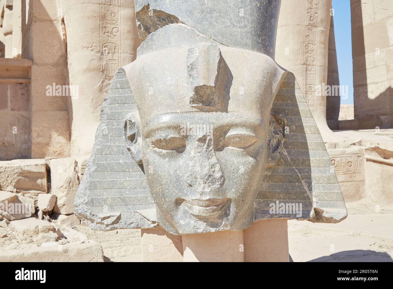 The Ramesseum, the Mortuary Temple of Ramesses II, one of Ancient Egypt ...