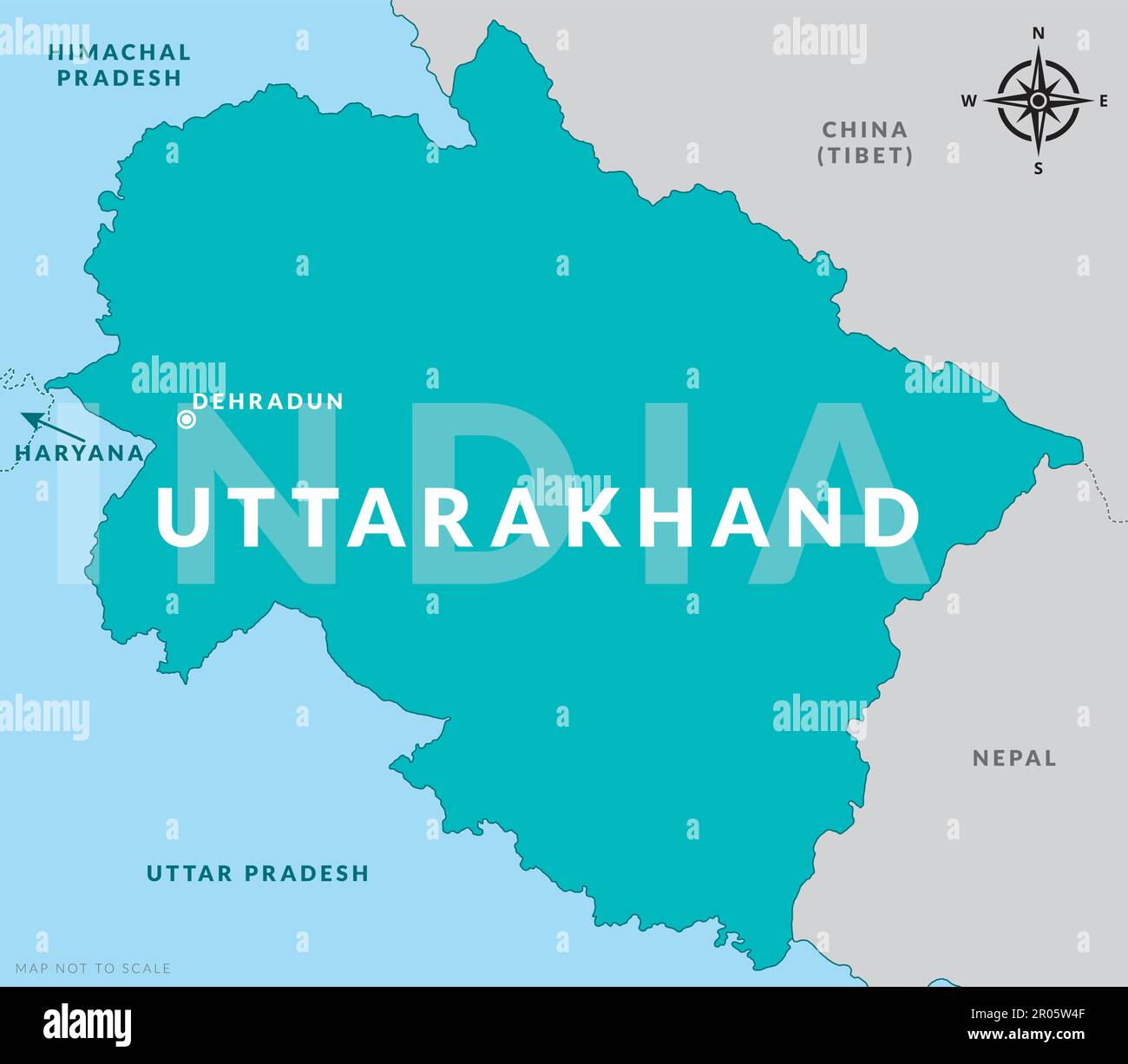 Uttarakhand region Stock Vector Images - Alamy