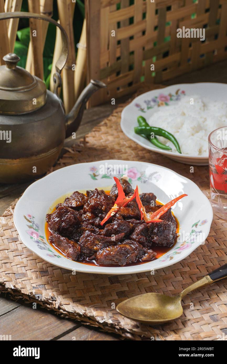 Delicious beef soy sauce. Malaysian people called Daging Masak Kicap ...
