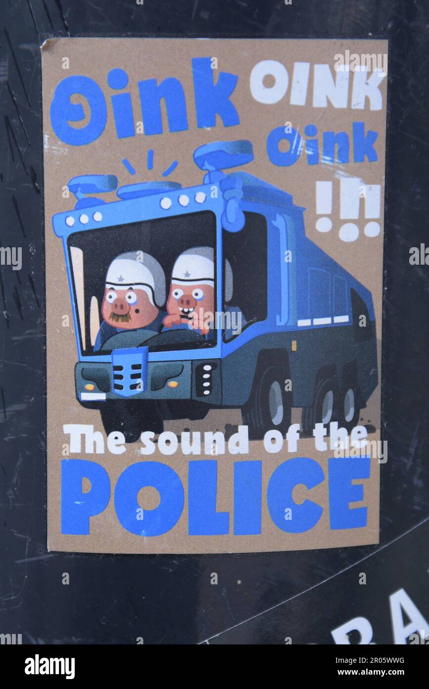 Antifa sticker hi-res stock photography and images - Alamy