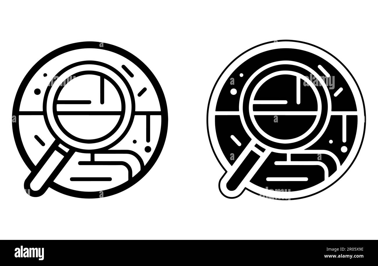 Magnifying glass or search icon,search icon vector, editable eps ... Magnifying glass or search icon,search icon vector, editable eps ...