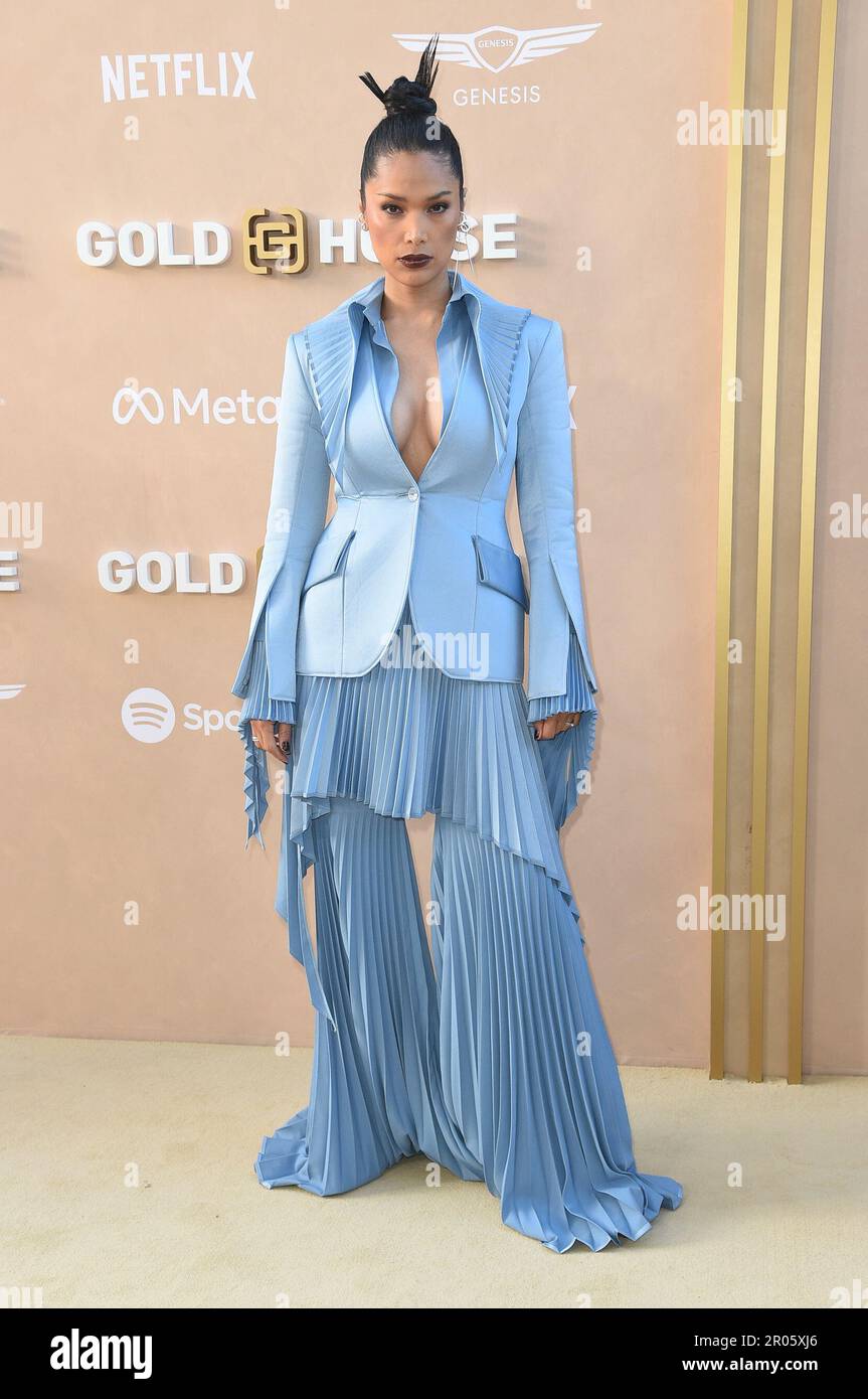 Geena Rocero arrives at the second annual Gold Gala on Saturday, May 6 ...