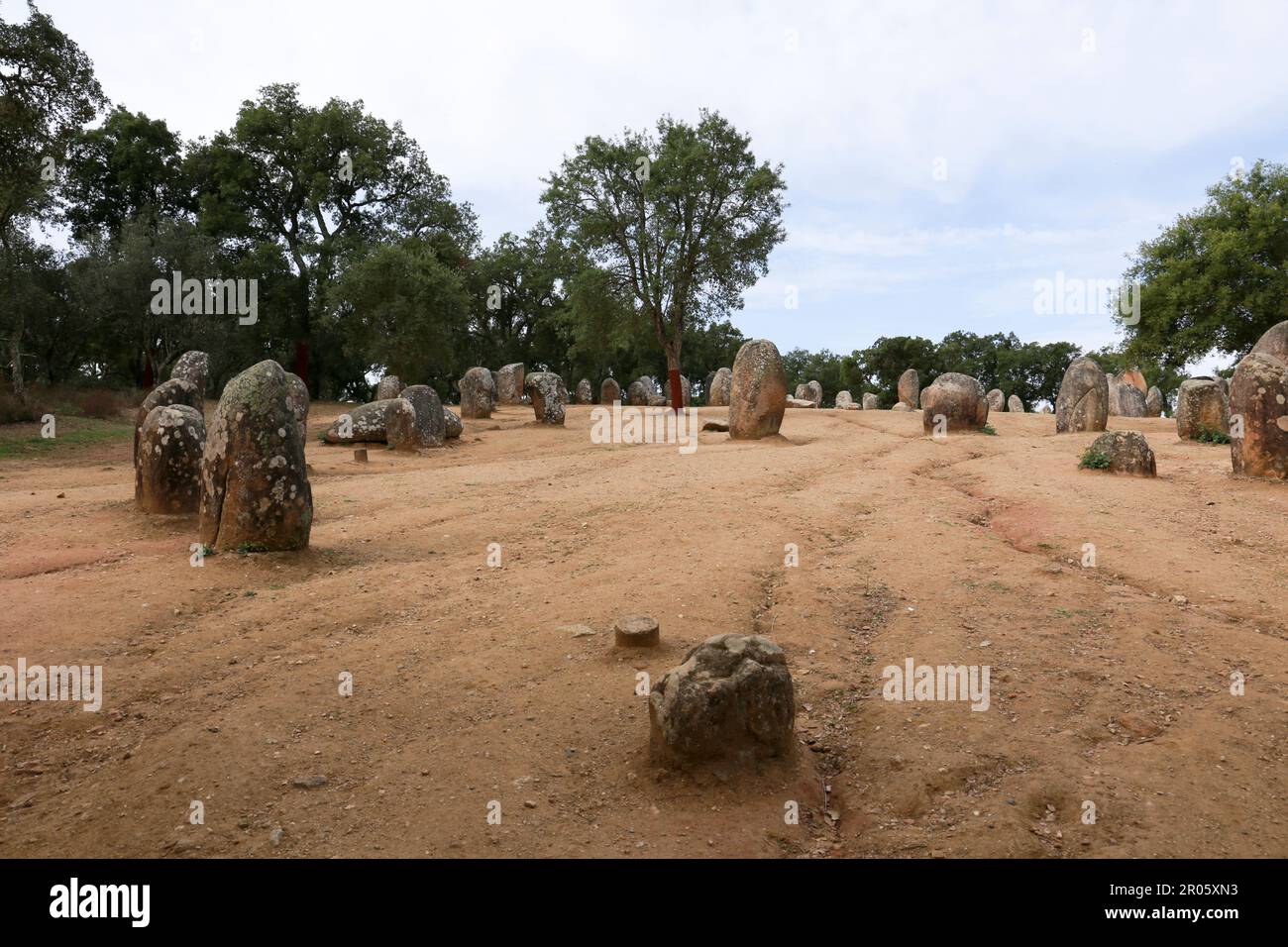 Amazing Megalithic monument in Evora called The Almendres Cromlech ...