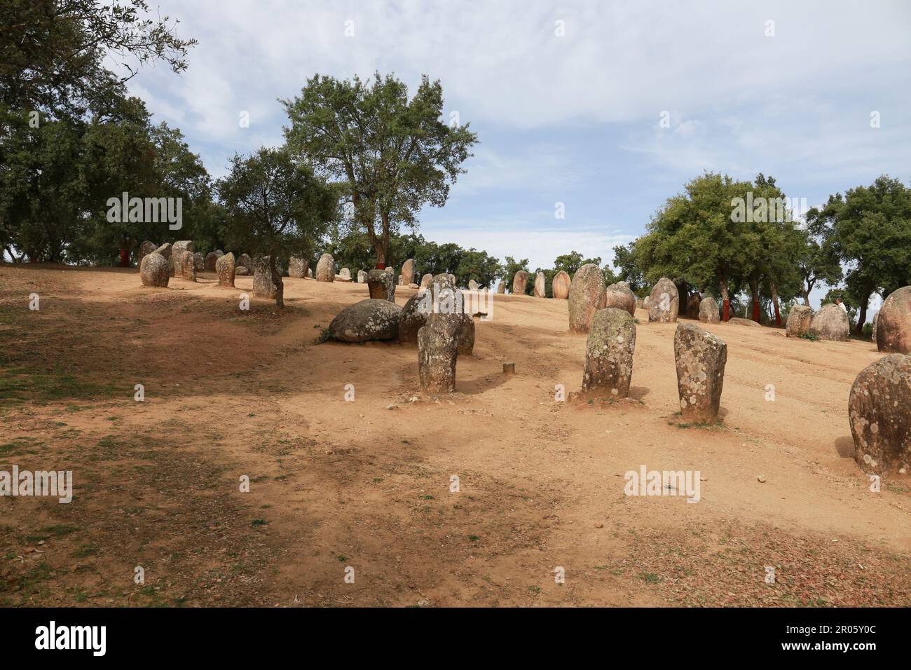 Amazing Megalithic monument in Evora called The Almendres Cromlech ...