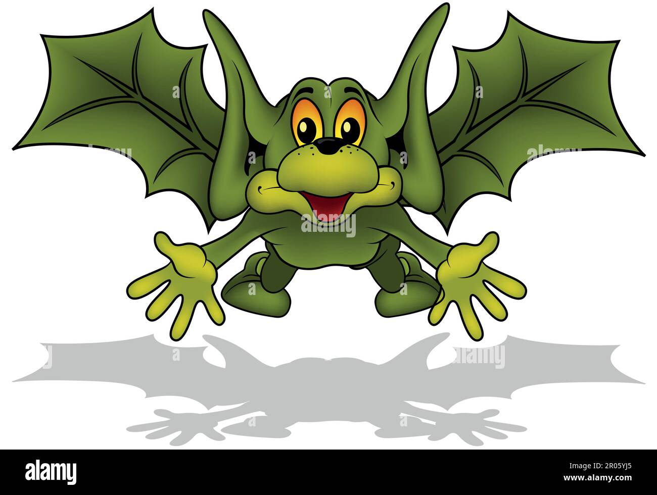 Outstretched wings Stock Vector Images - Alamy