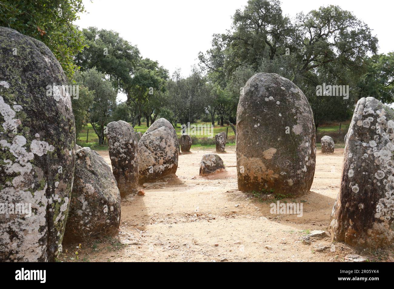 Amazing Megalithic monument in Evora called The Almendres Cromlech ...