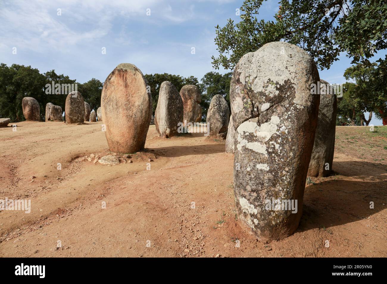 Amazing Megalithic monument in Evora called The Almendres Cromlech ...