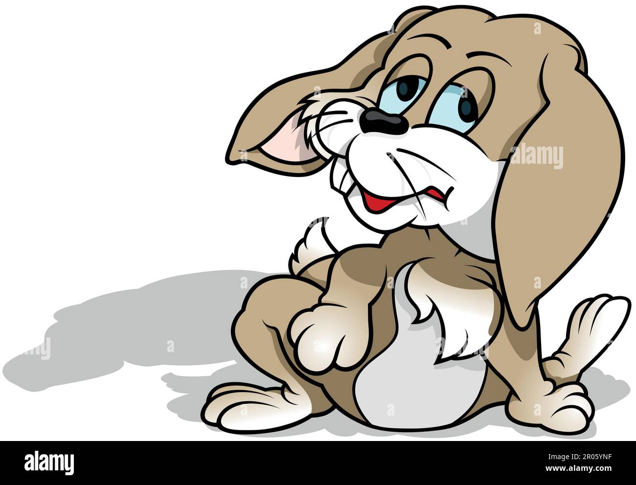 Sleepy bunny rabbit Stock Vector Images - Alamy