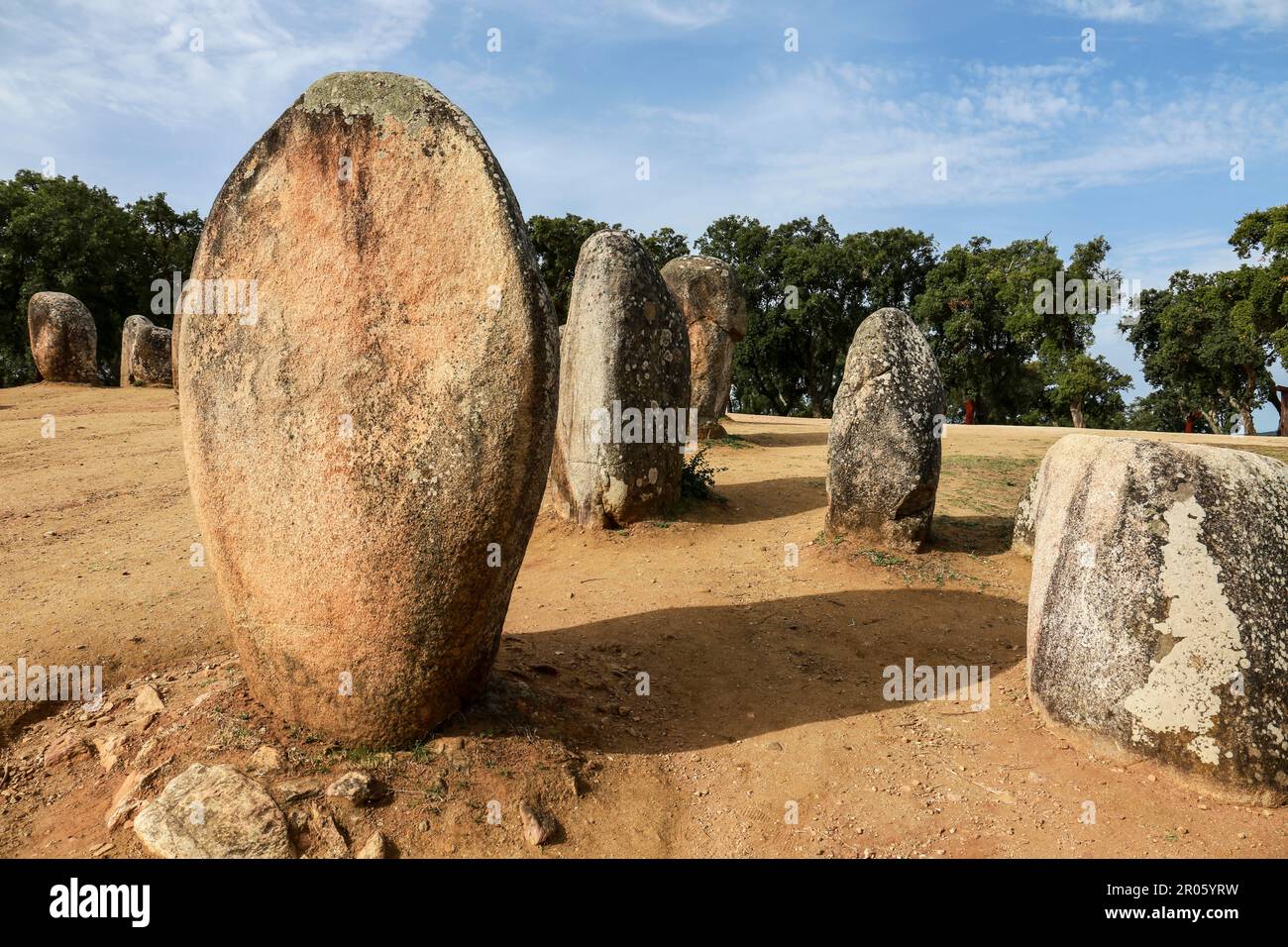 Amazing Megalithic monument in Evora called The Almendres Cromlech ...