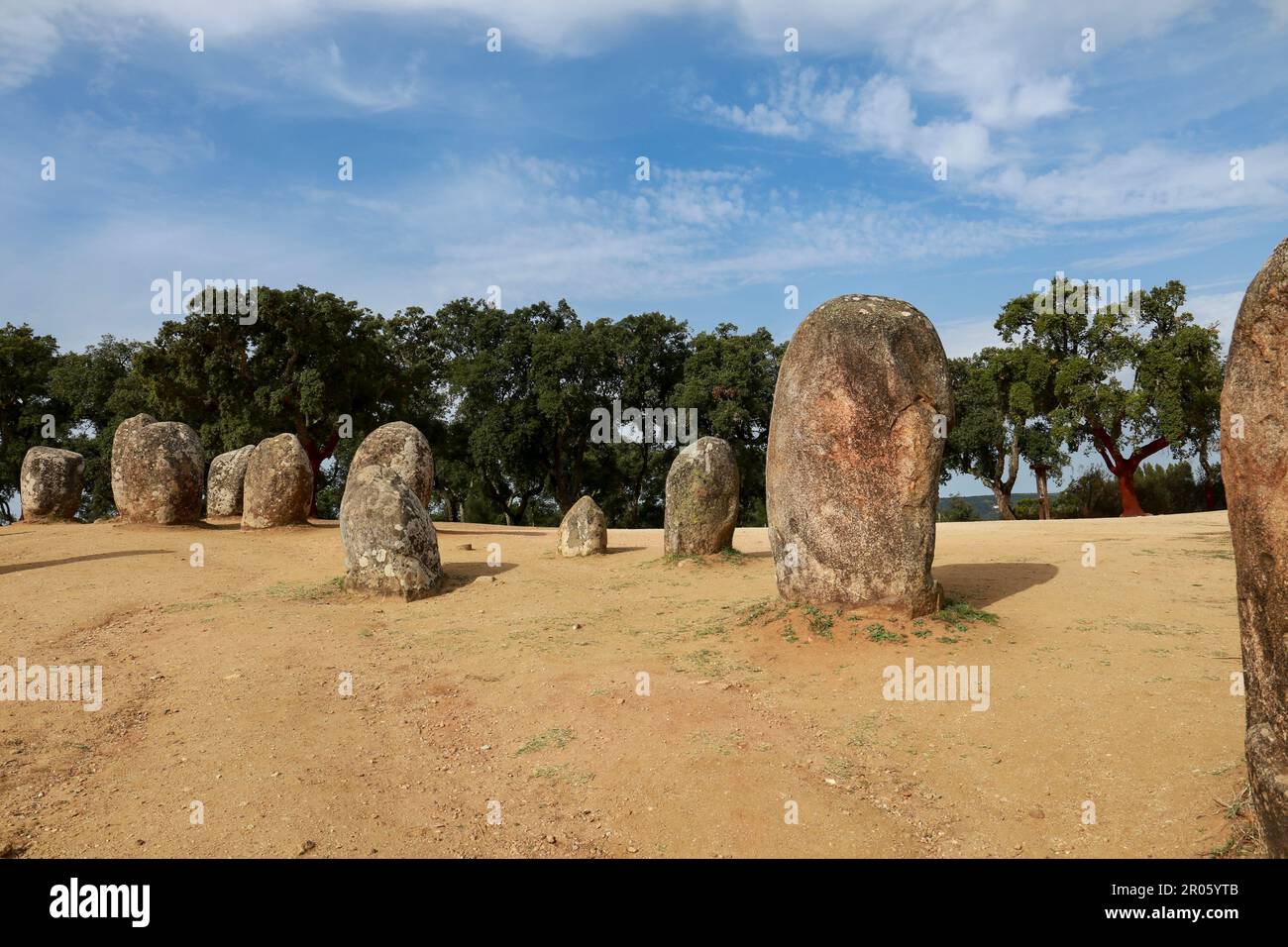 Amazing Megalithic monument in Evora called The Almendres Cromlech ...