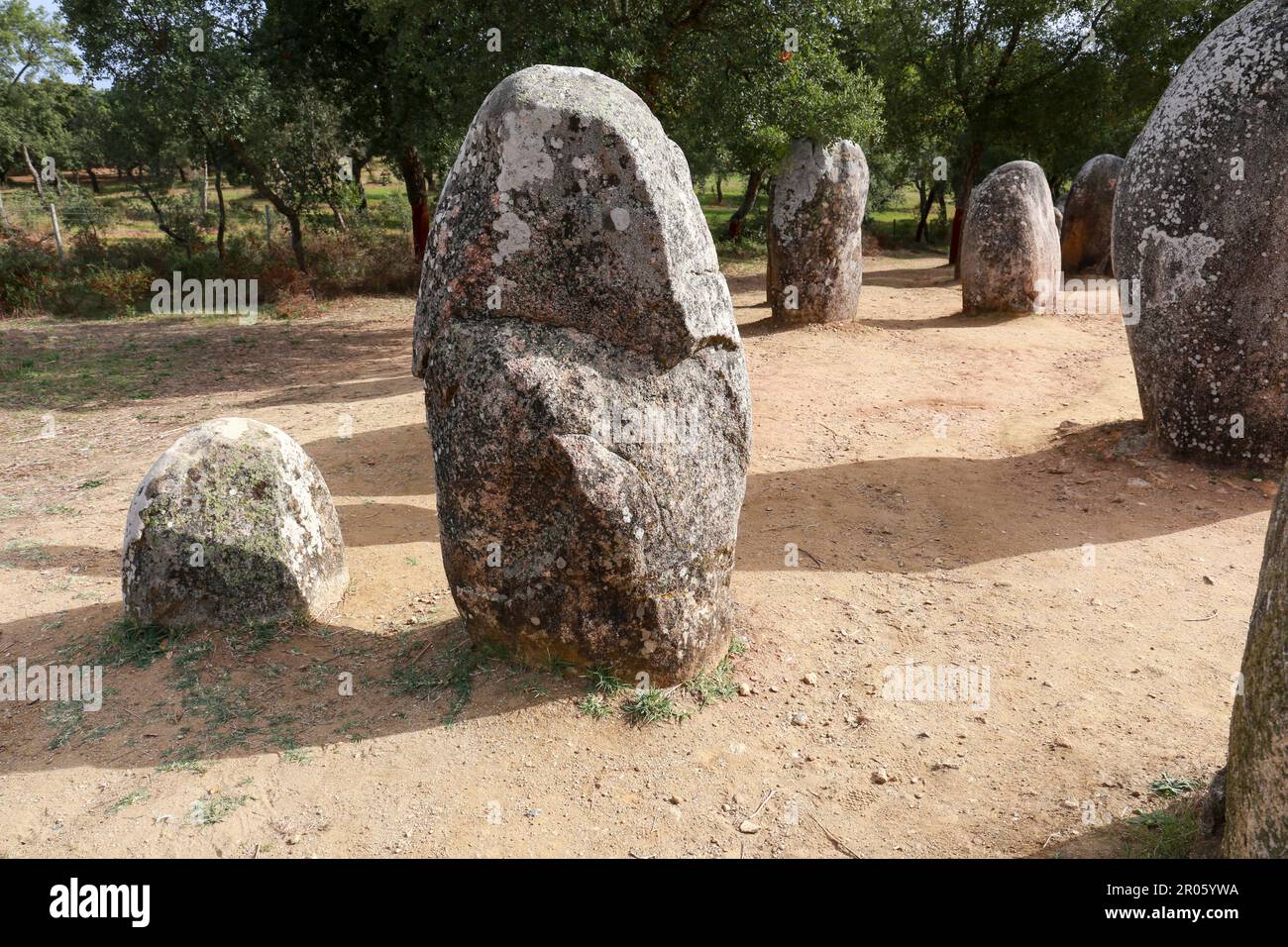 Amazing Megalithic monument in Evora called The Almendres Cromlech ...