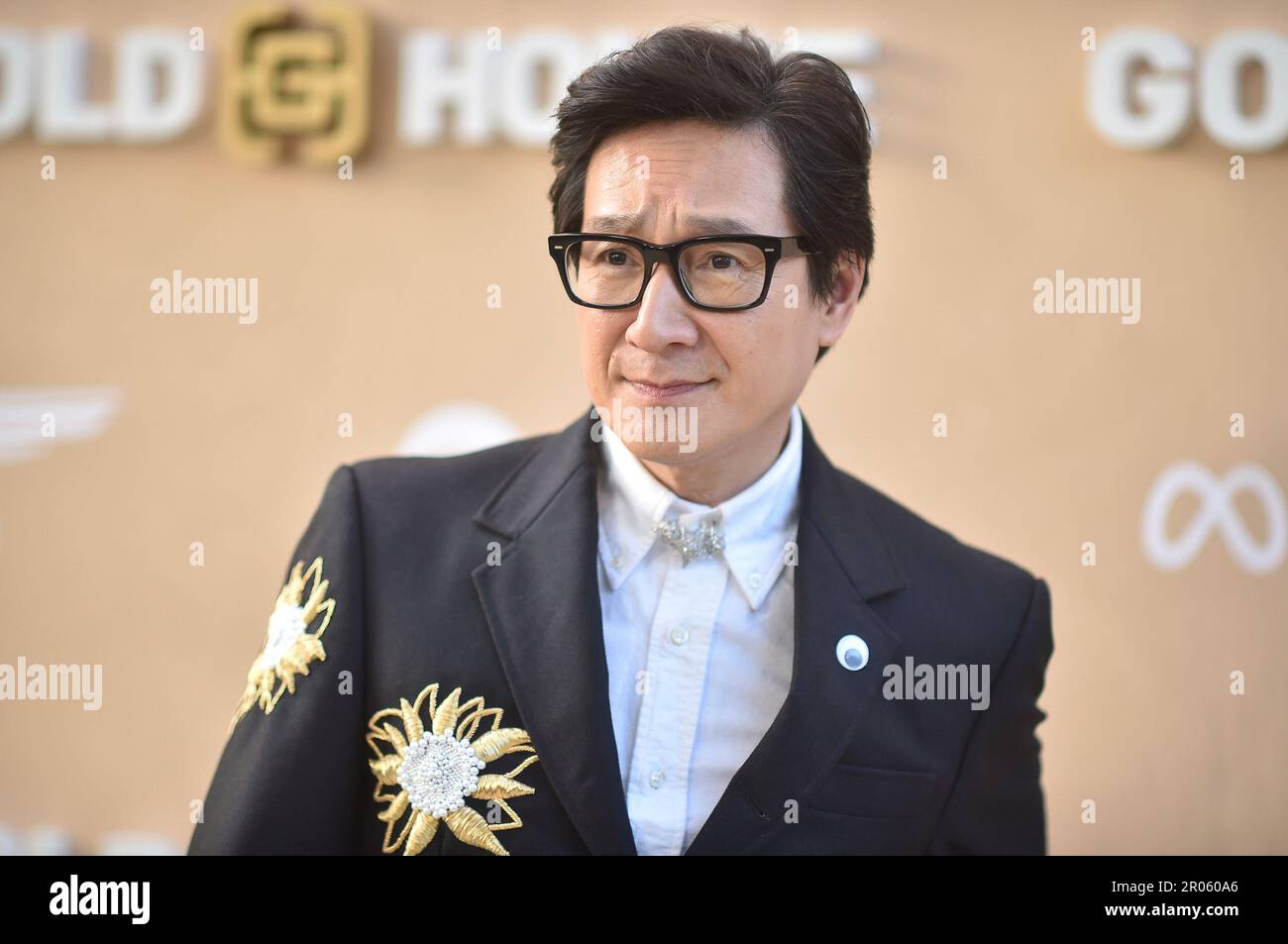 Ke Huy Quan arrives at the second annual Gold Gala on Saturday, May 6 ...