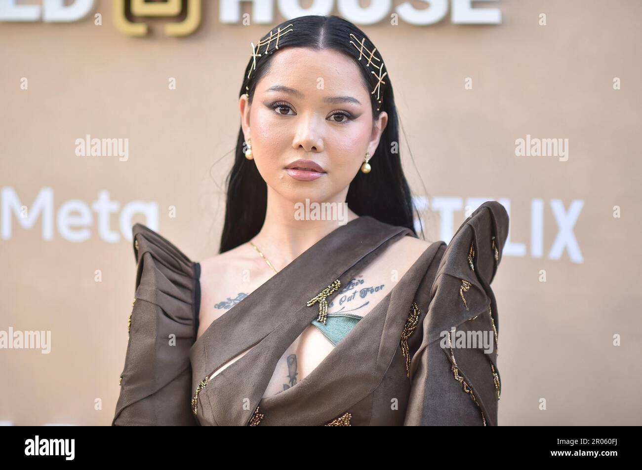 Bella Poarch arrives at the second annual Gold Gala on Saturday, May 6 ...