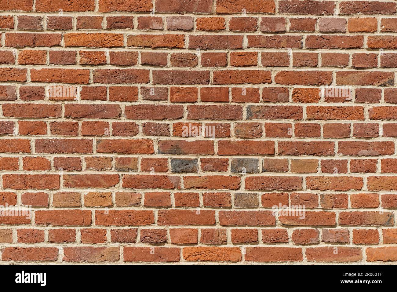Brick wall. Brickwork from an old brick in a rustic style. Structure ...