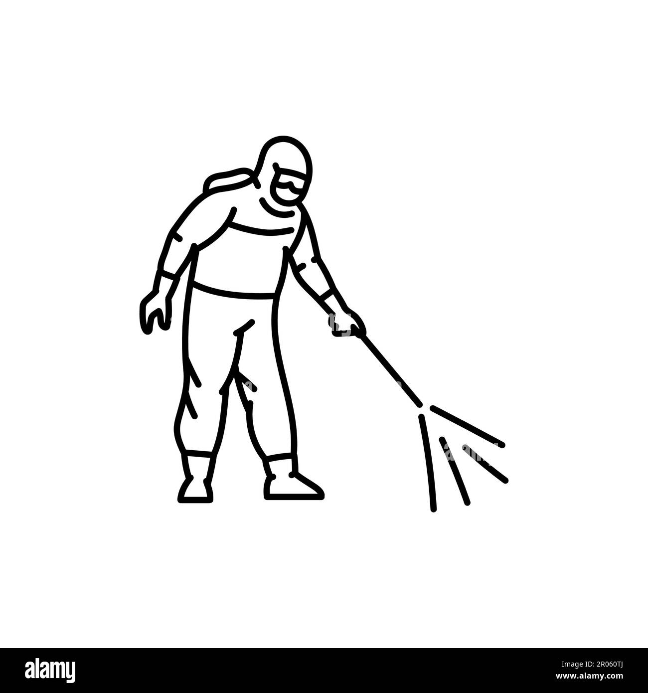 Mobile spraying Stock Vector Images - Alamy