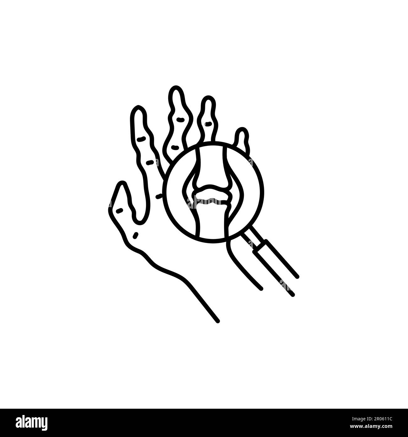 Rheumatoid arthritis drawing Black and White Stock Photos & Images - Alamy