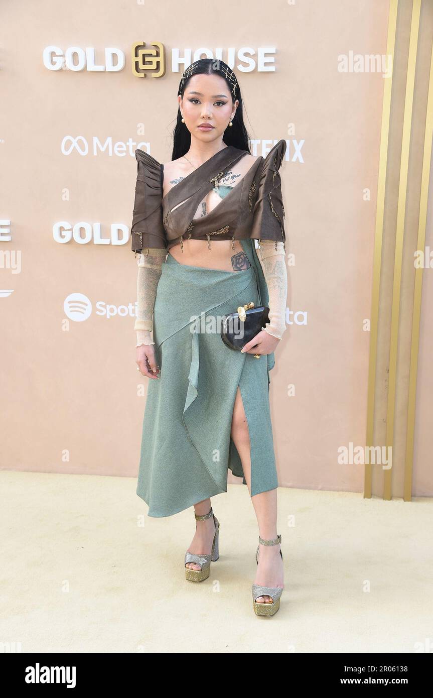 Bella Poarch arrives at the second annual Gold Gala on Saturday, May 6 ...