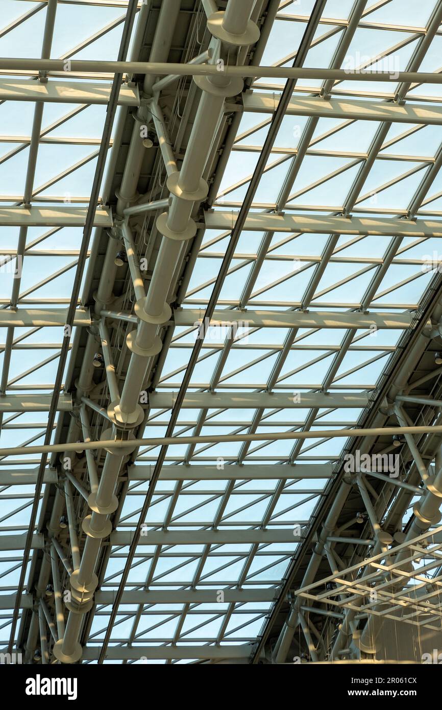 Close up detail of skylight structure Stock Photo - Alamy