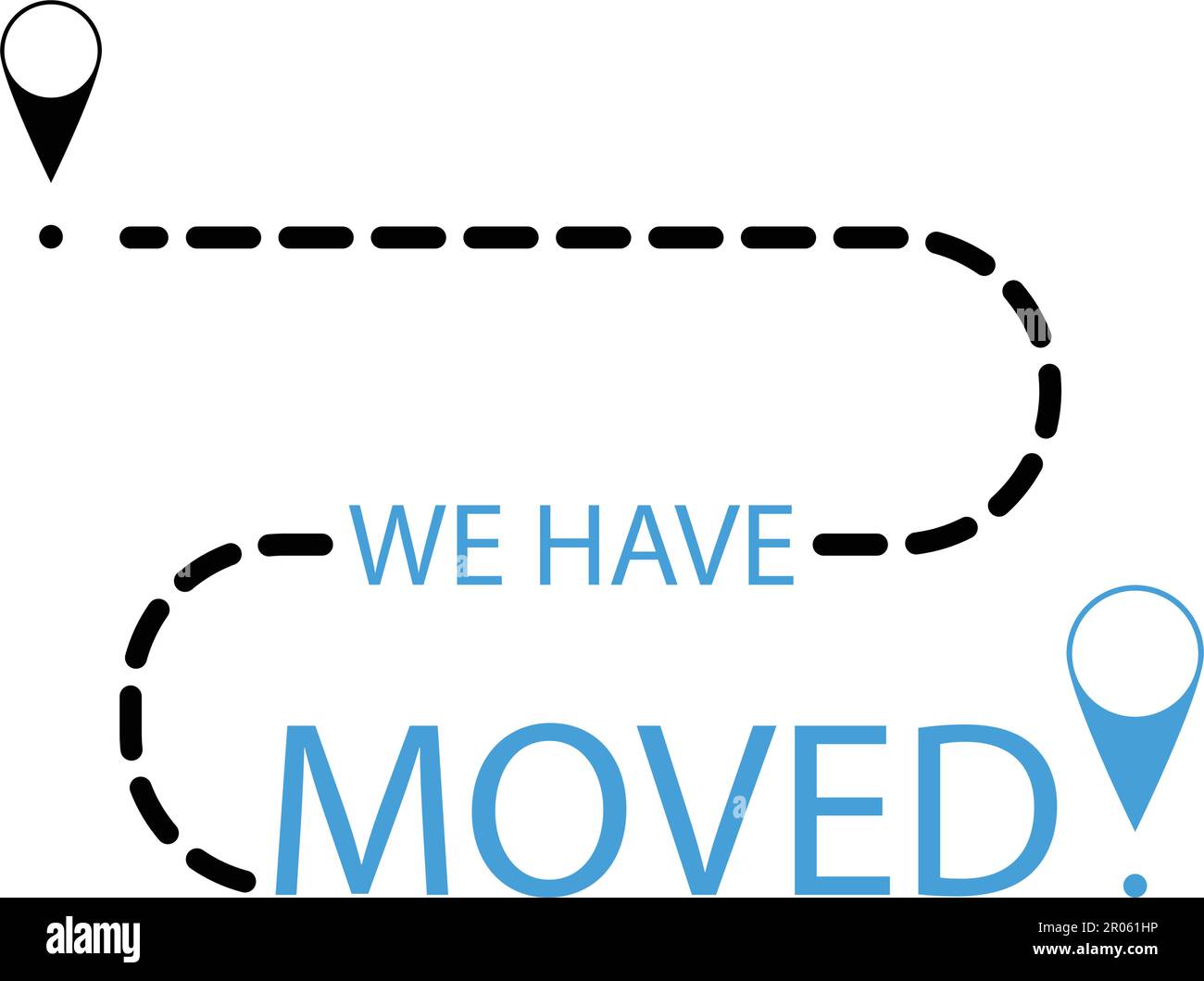 Moving announcement relocation hi-res stock photography and images - Alamy