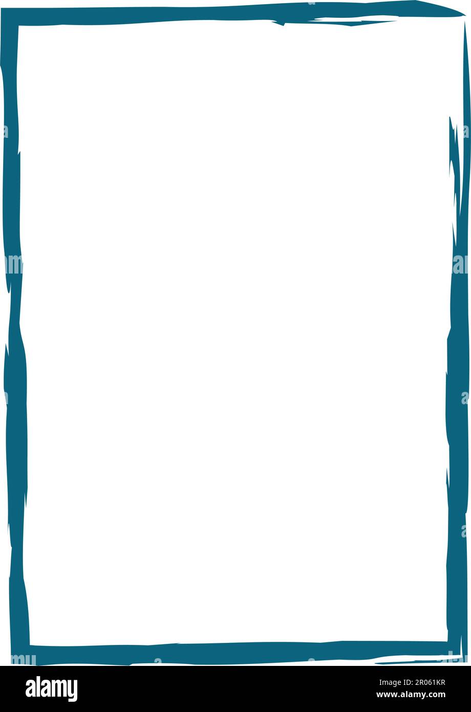 Grunge frame shape icon, vertical rectangle decorative vintage border ...