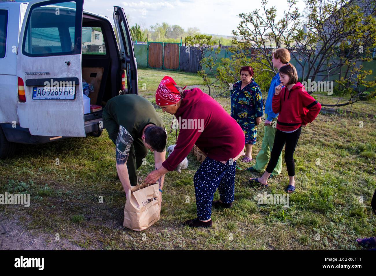 Petr nikname Phantom, a Czech volunteer living in Ukraine bringing ...