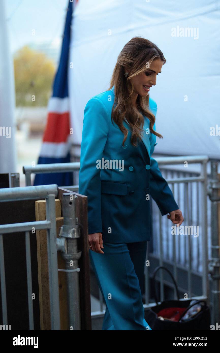 London, UK. 05th May, 2023. Queen Rania Al Abdullah of Jordan, on her ...