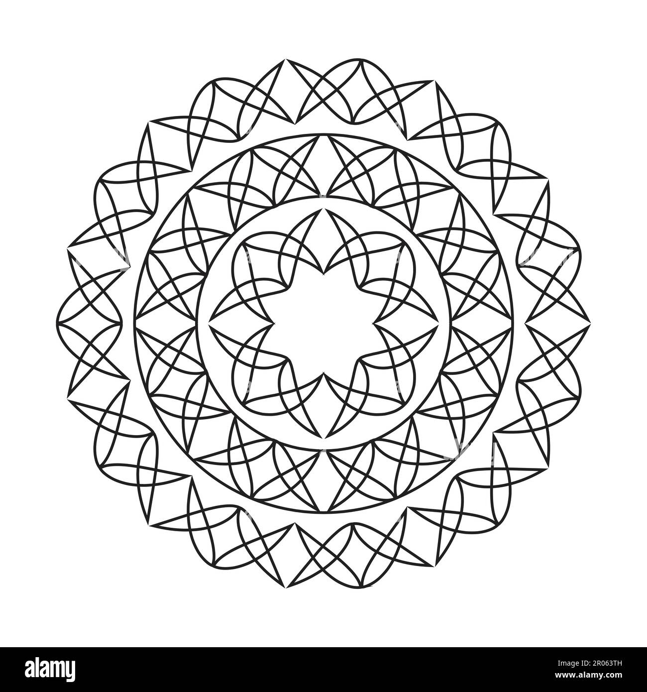 Simple mandala design hi-res stock photography and images - Alamy