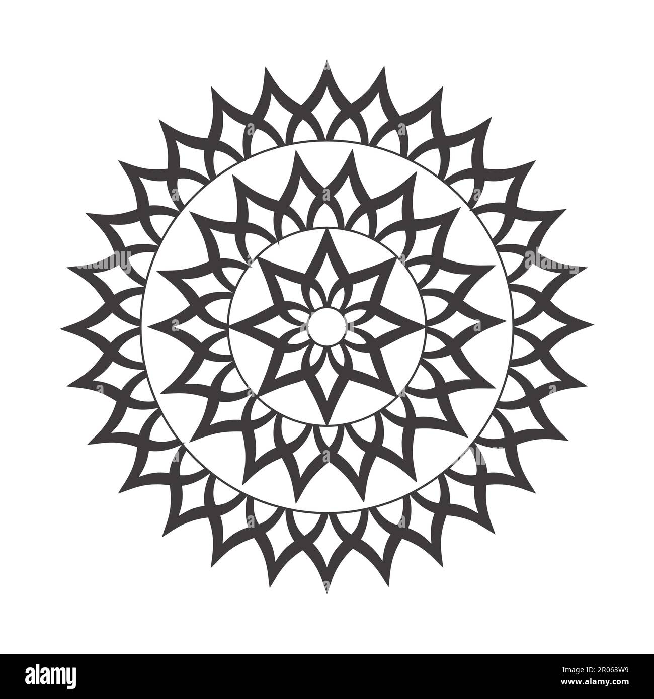 Simple mandala design hi-res stock photography and images - Alamy