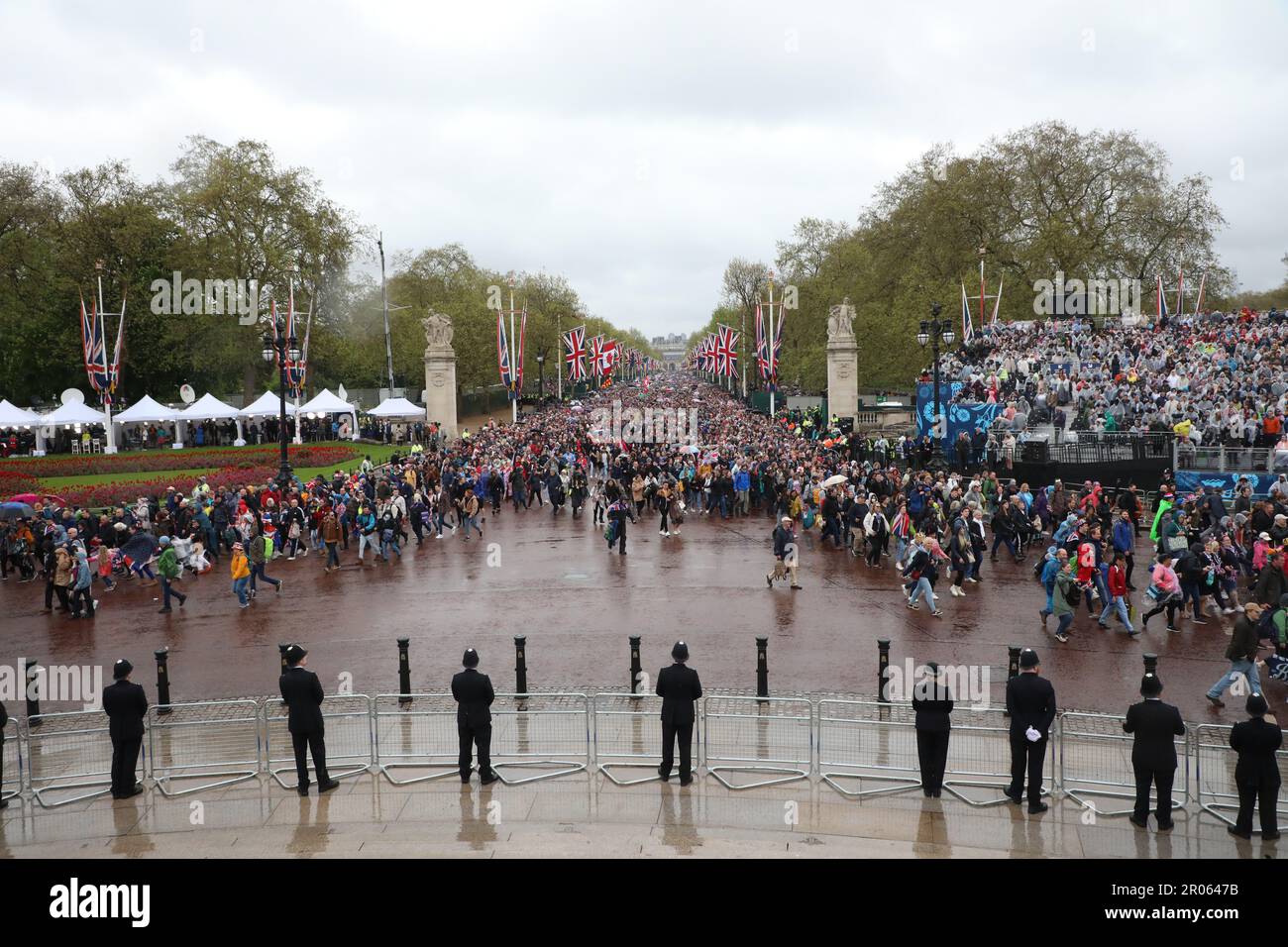LONDON, ENGLAND - MAY 06: The military procession, the largest of its ...