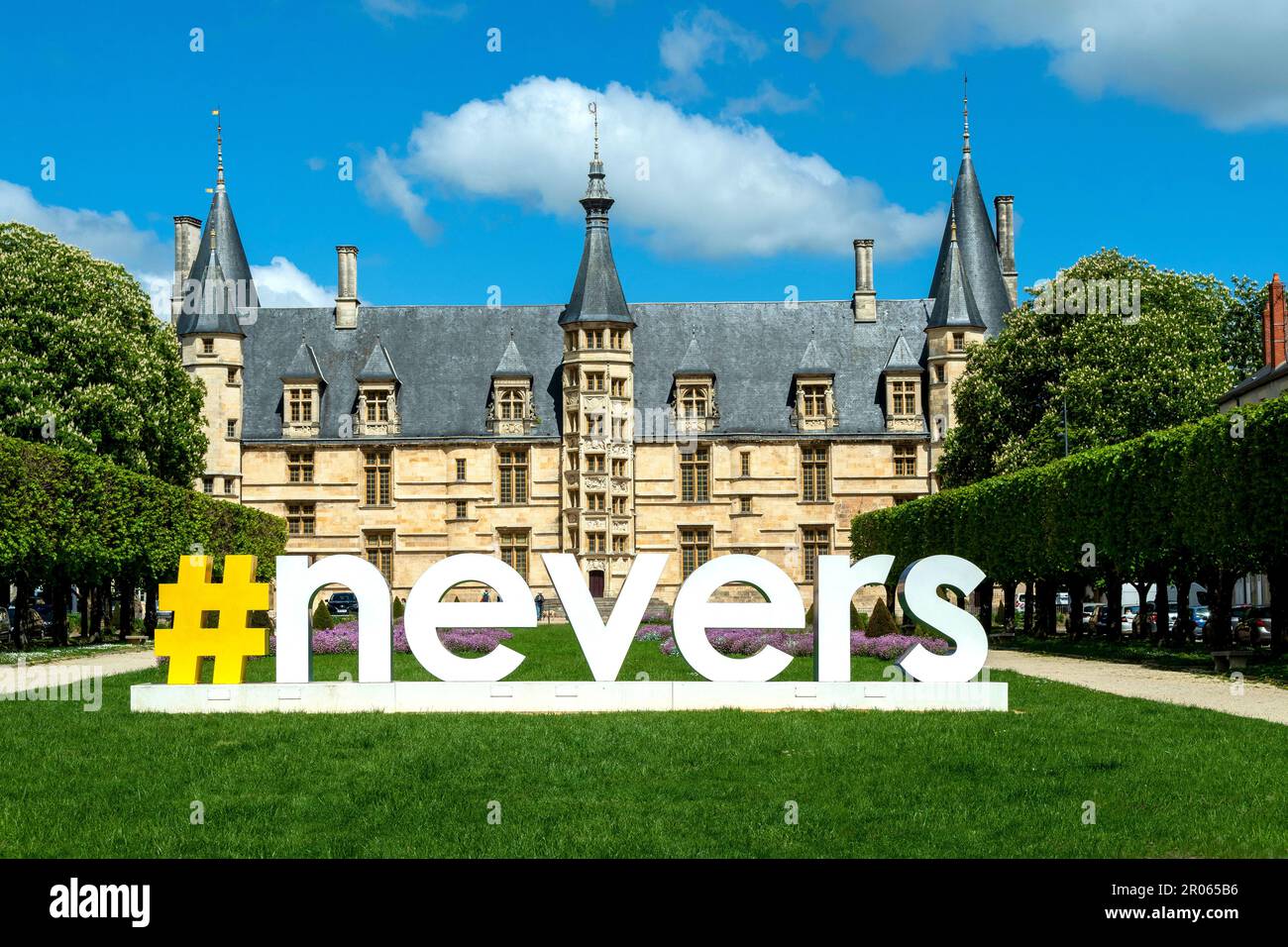 Nevers. The ducal palace was the home of the lords of the Nièvre region ...