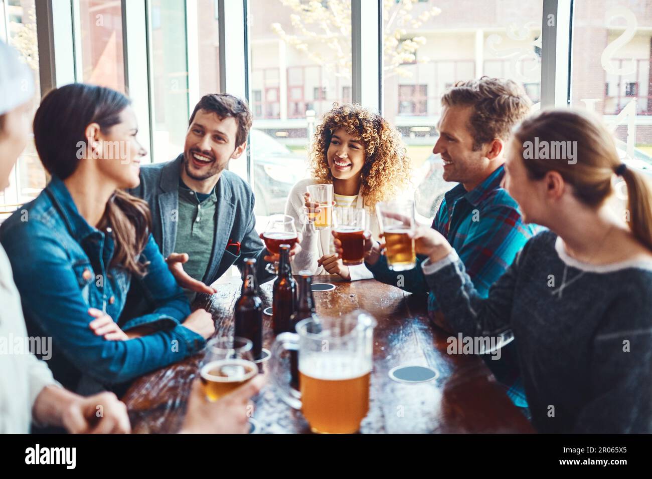 The best people to have fun with. a group of friends enjoying some ...