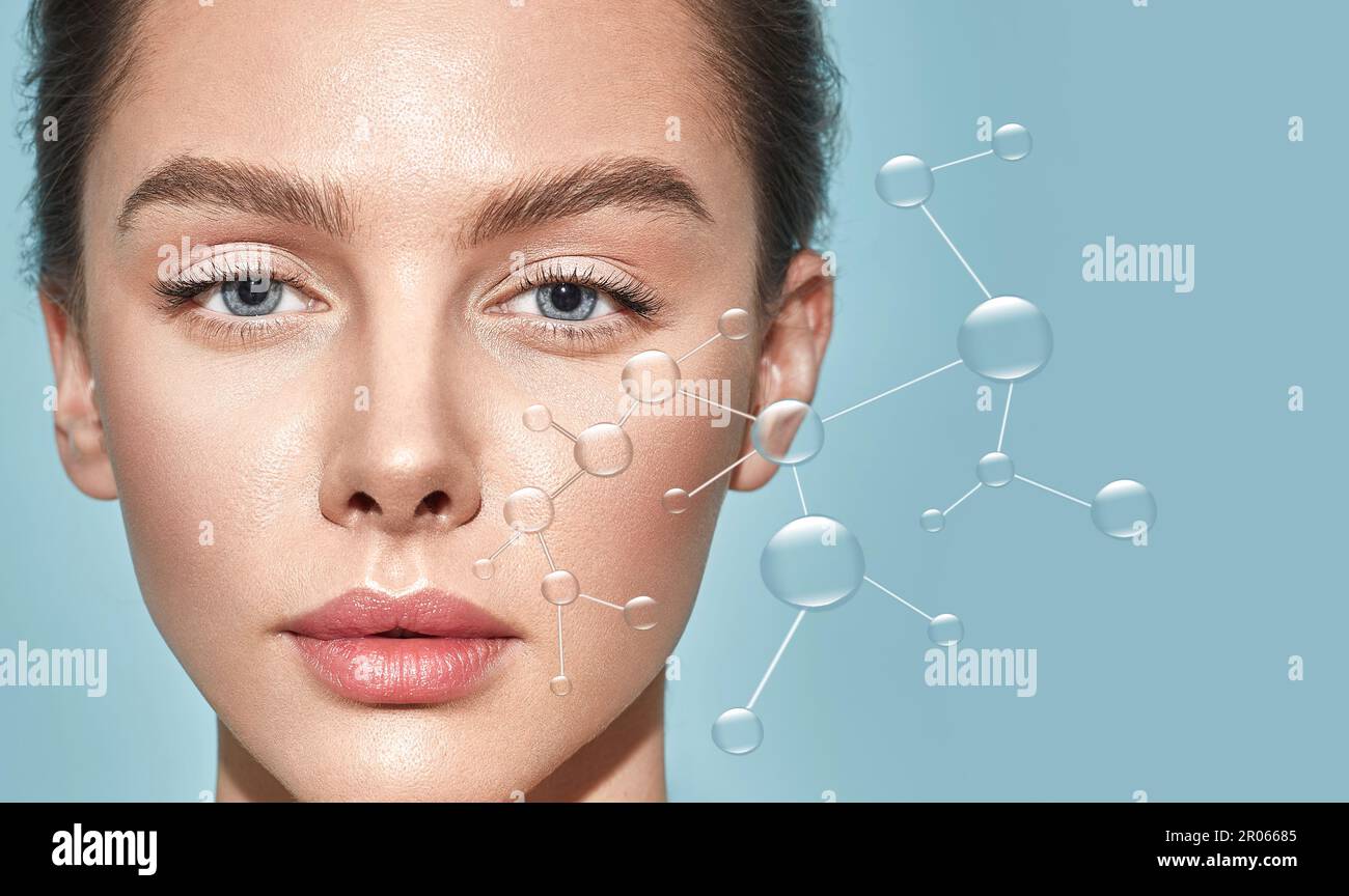 Woman oil face one person hi-res stock photography and images - Alamy