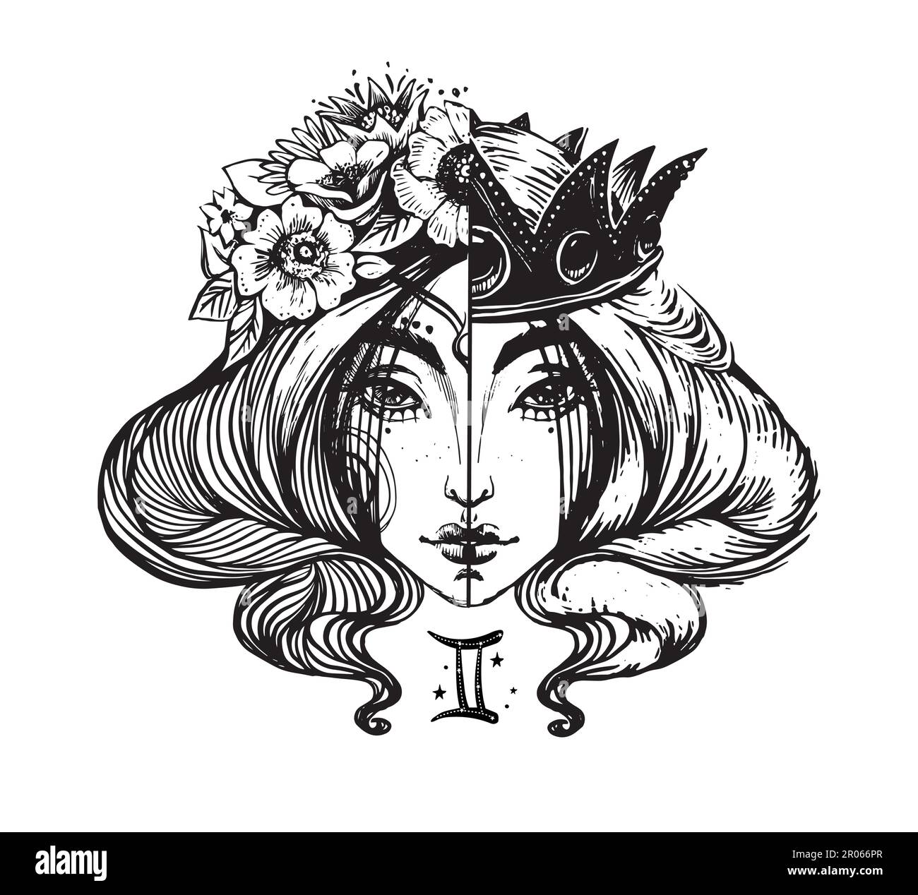 Beauty queen calendar Stock Vector Images - Alamy