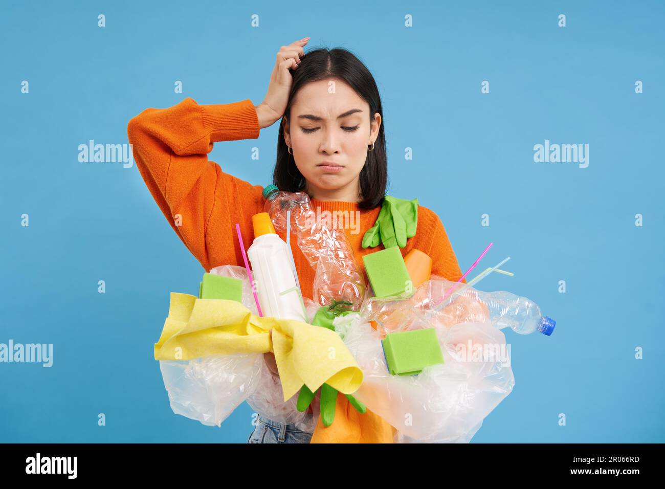 Confused Korean woman tries to go green, recycle plastic household ...