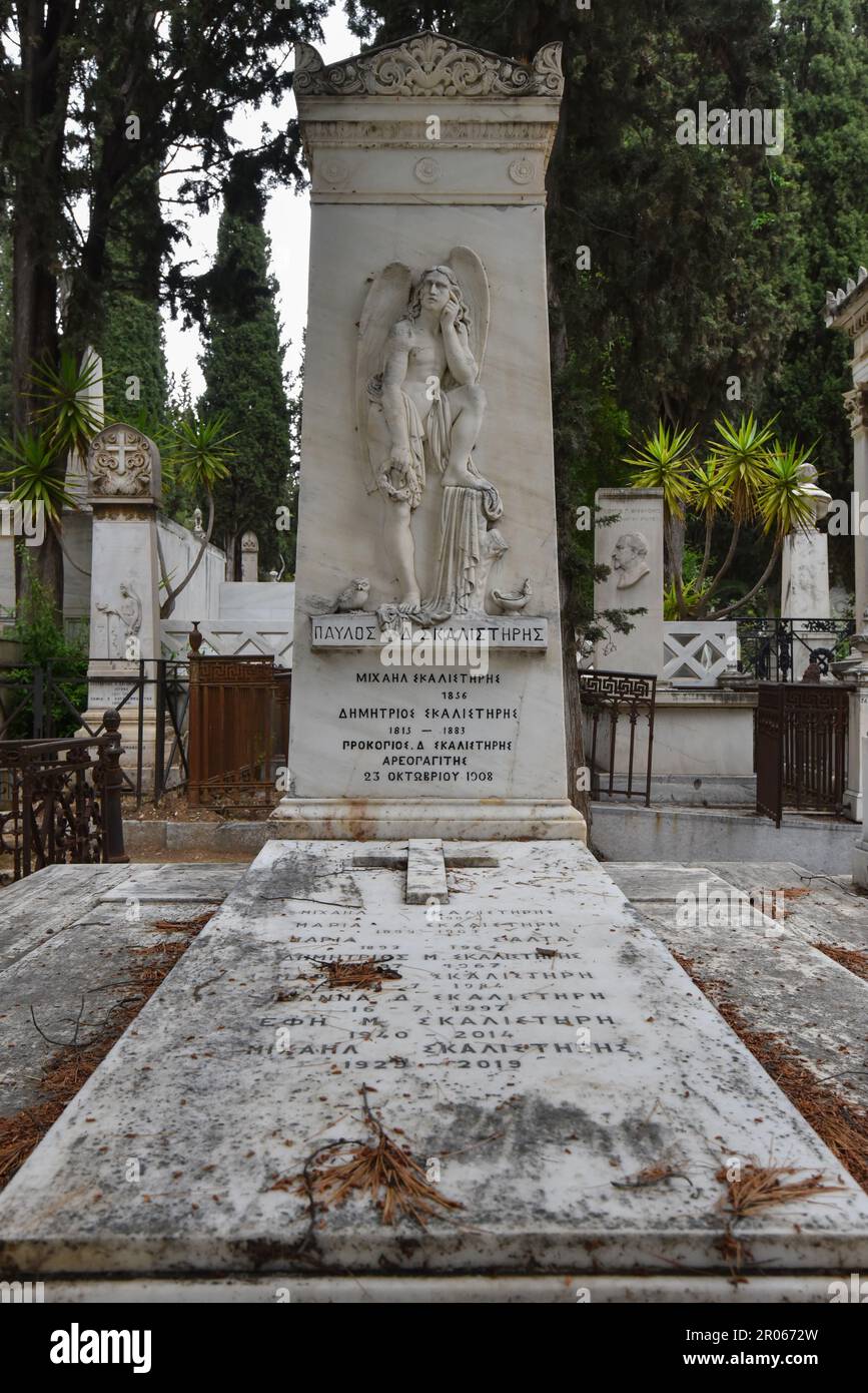 The First Cemetery of Athens, Greece Stock Photo - Alamy