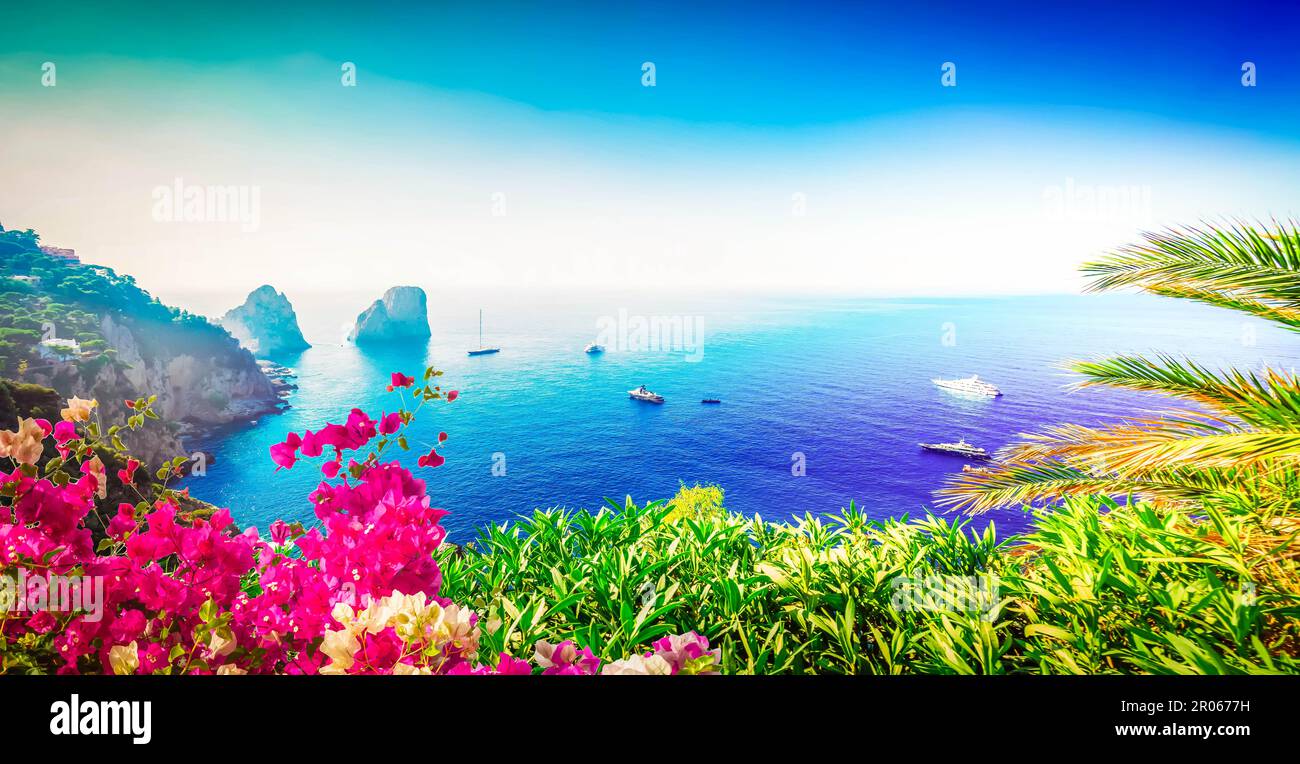 Capri island, Italy Stock Photo - Alamy