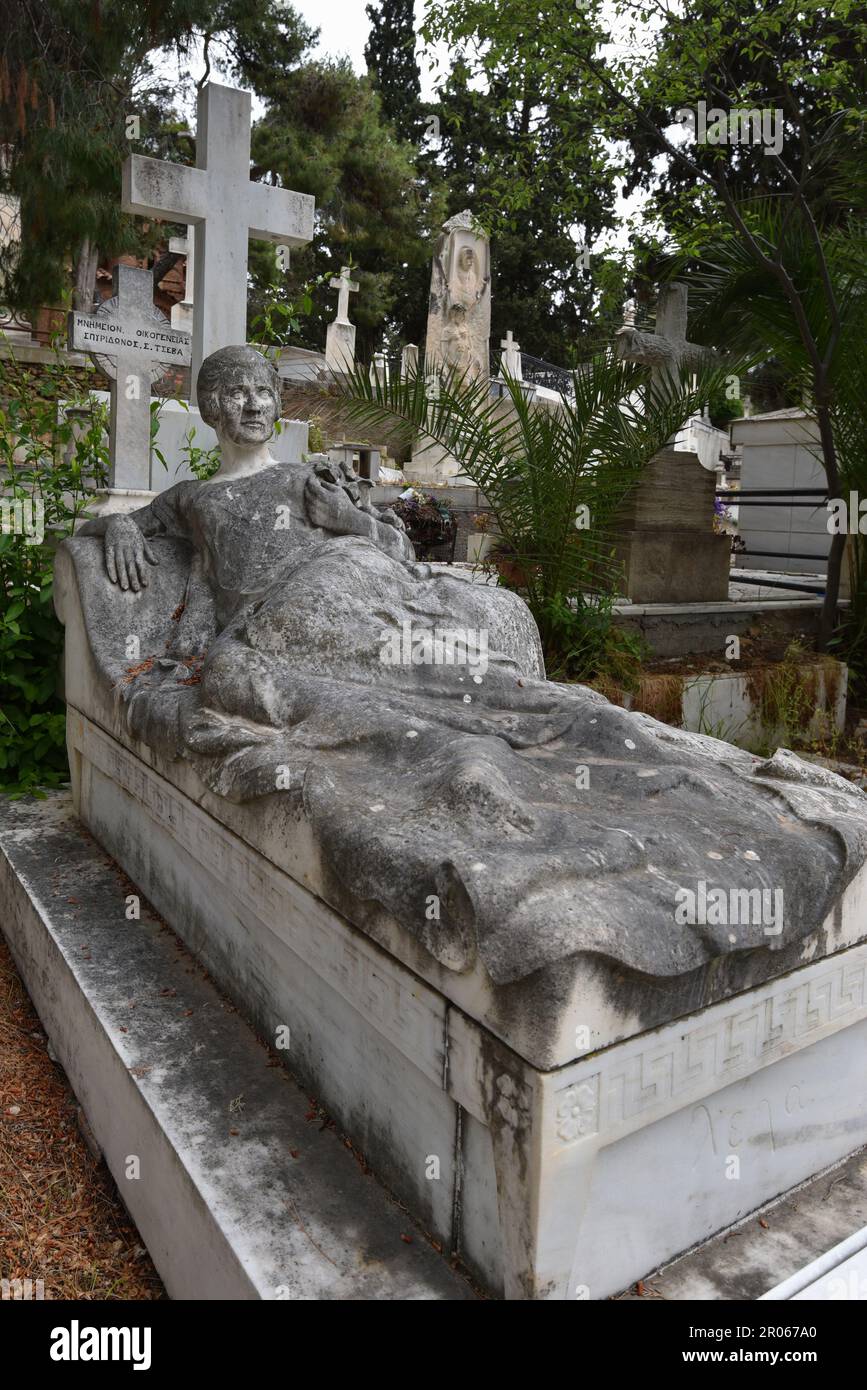 The First Cemetery of Athens, Greece Stock Photo - Alamy