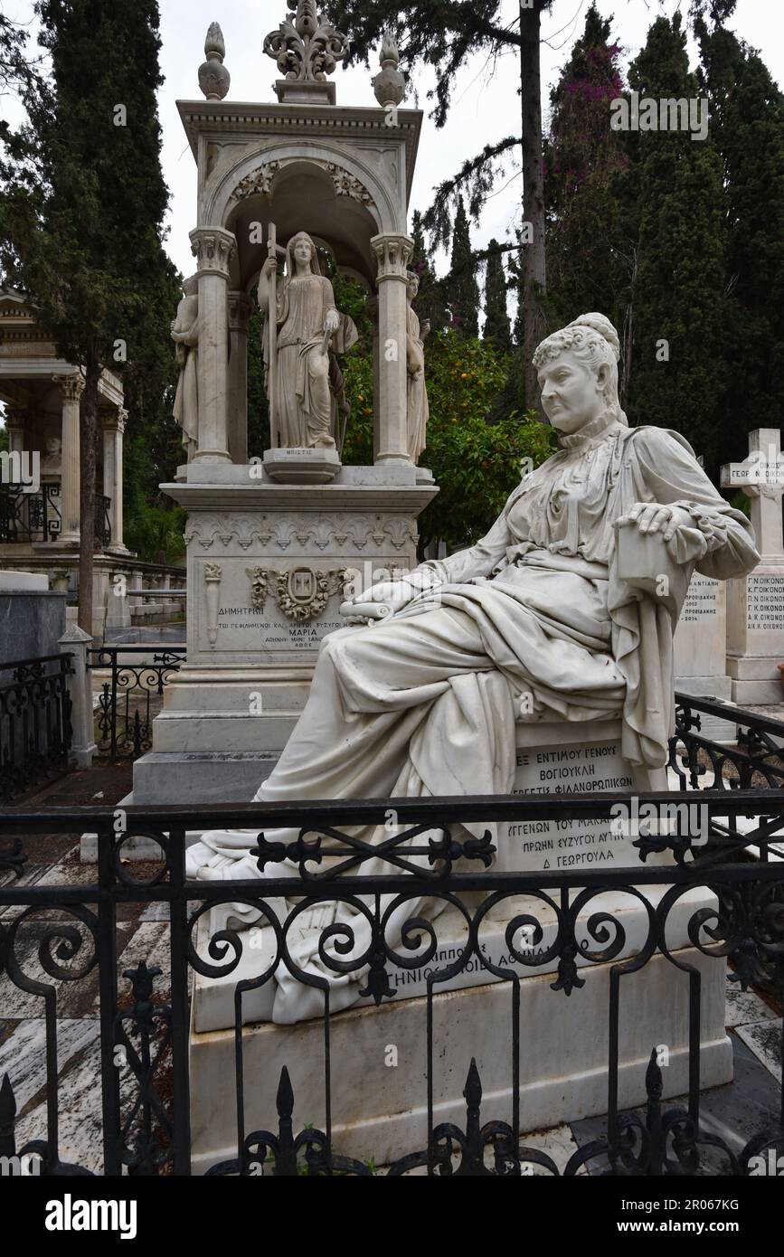 The First Cemetery of Athens, Greece Stock Photo - Alamy