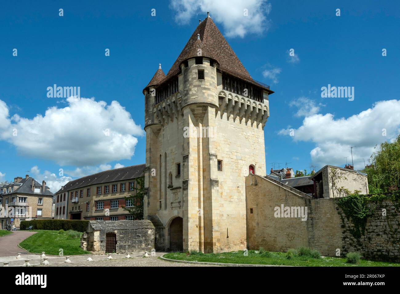 Nevers. The Croux Gate. Nièvre department. Bourgogne Franche Comté ...