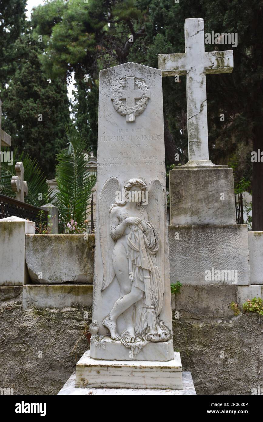 The First Cemetery of Athens, Greece Stock Photo - Alamy
