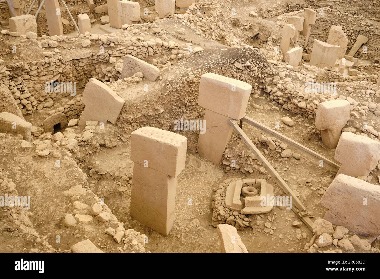 Gobekli Tepe excavation site Stock Photo - Alamy