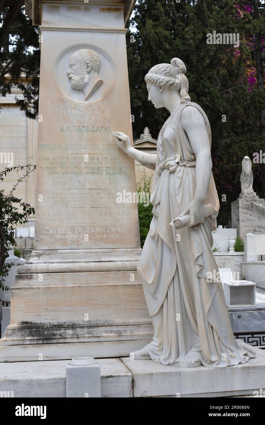 The First Cemetery of Athens, Greece Stock Photo - Alamy