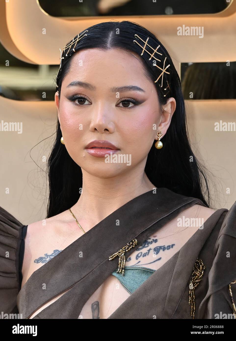 Los Angeles, USA. 06th May, 2023. Bella Poarch arriving at Gold House ...