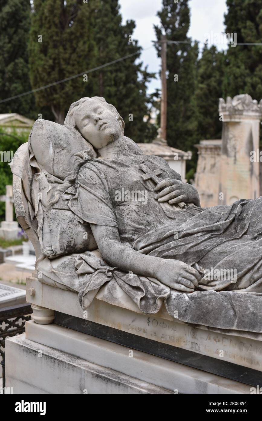 The First Cemetery of Athens, Greece Stock Photo - Alamy