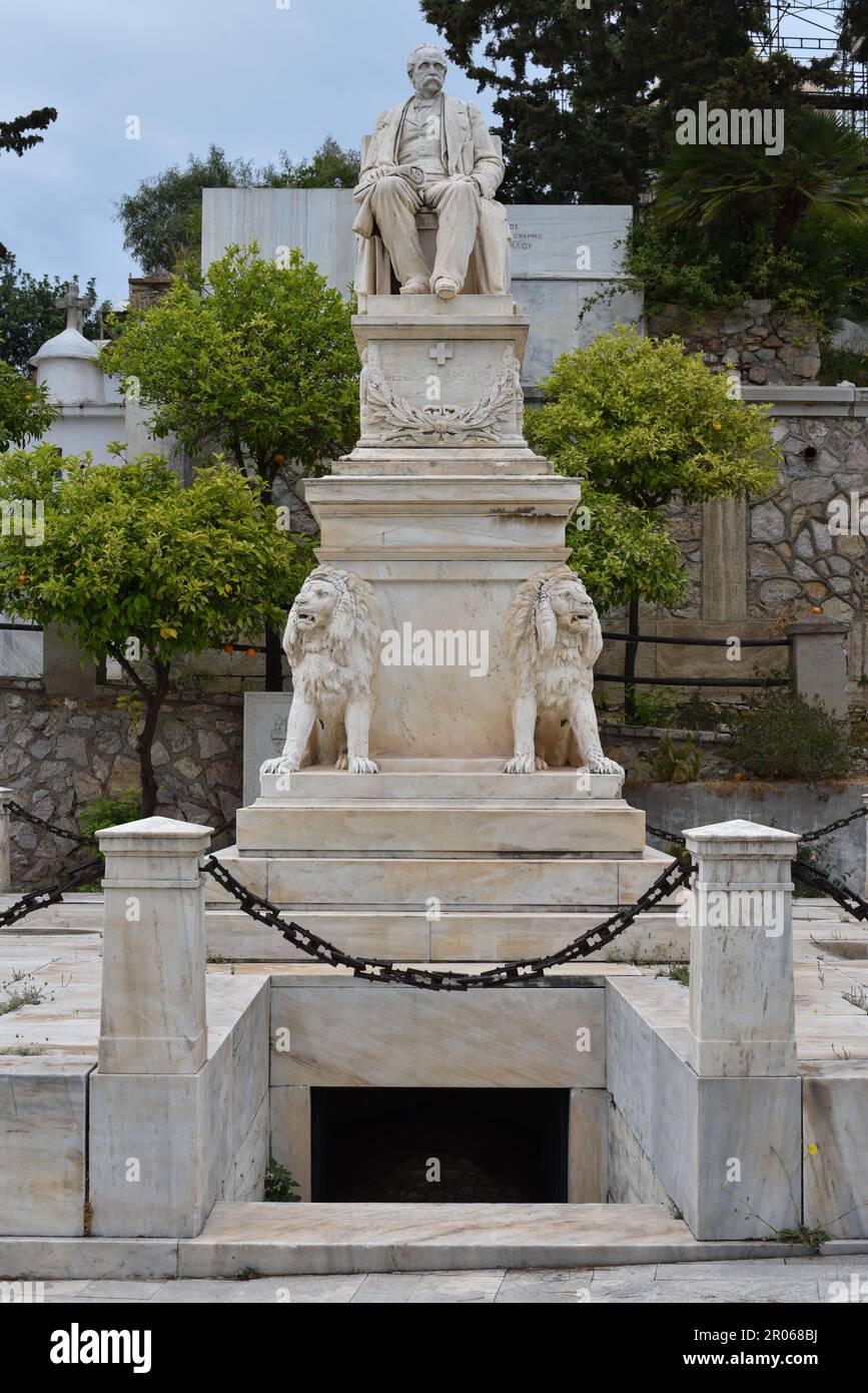 The First Cemetery of Athens, Greece Stock Photo - Alamy