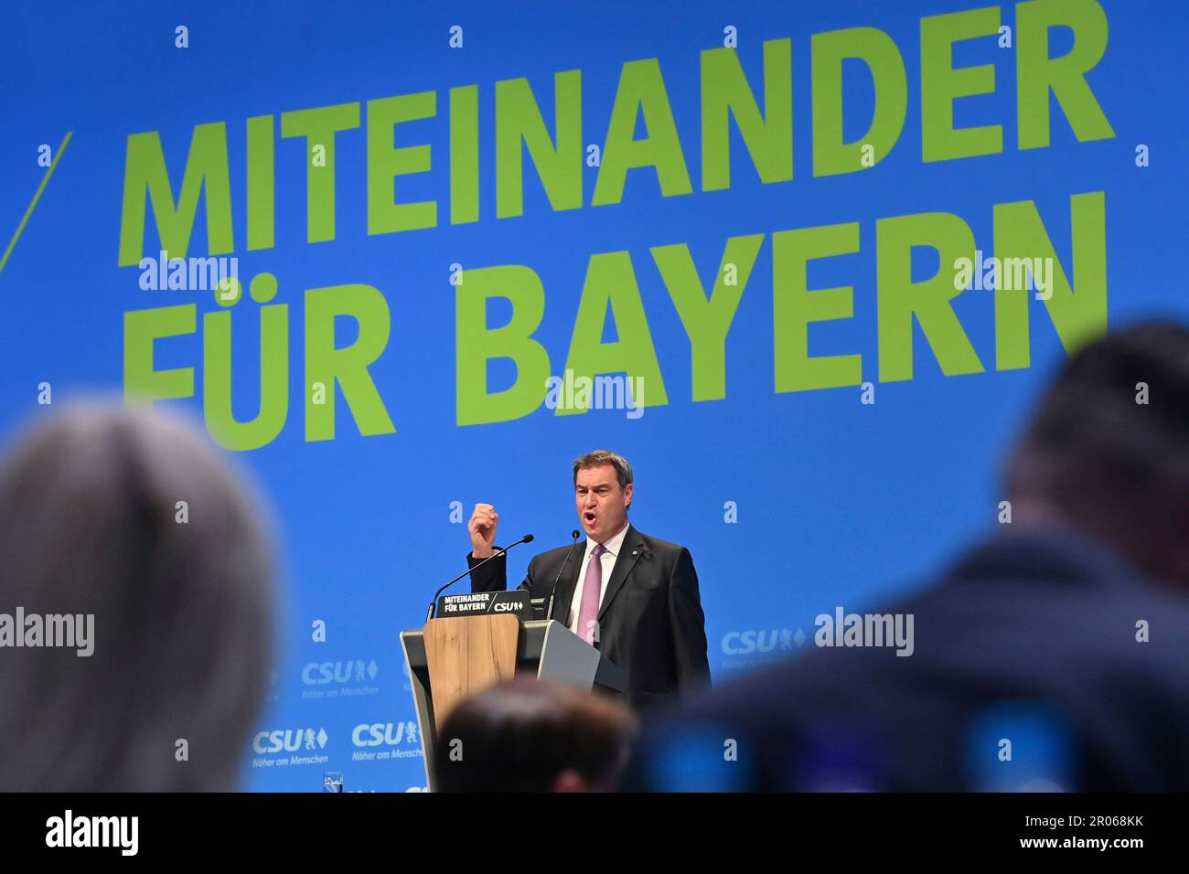 Nuremberg, Deutschland. 06th May, 2023. Markus SOEDER (Prime Minister ...