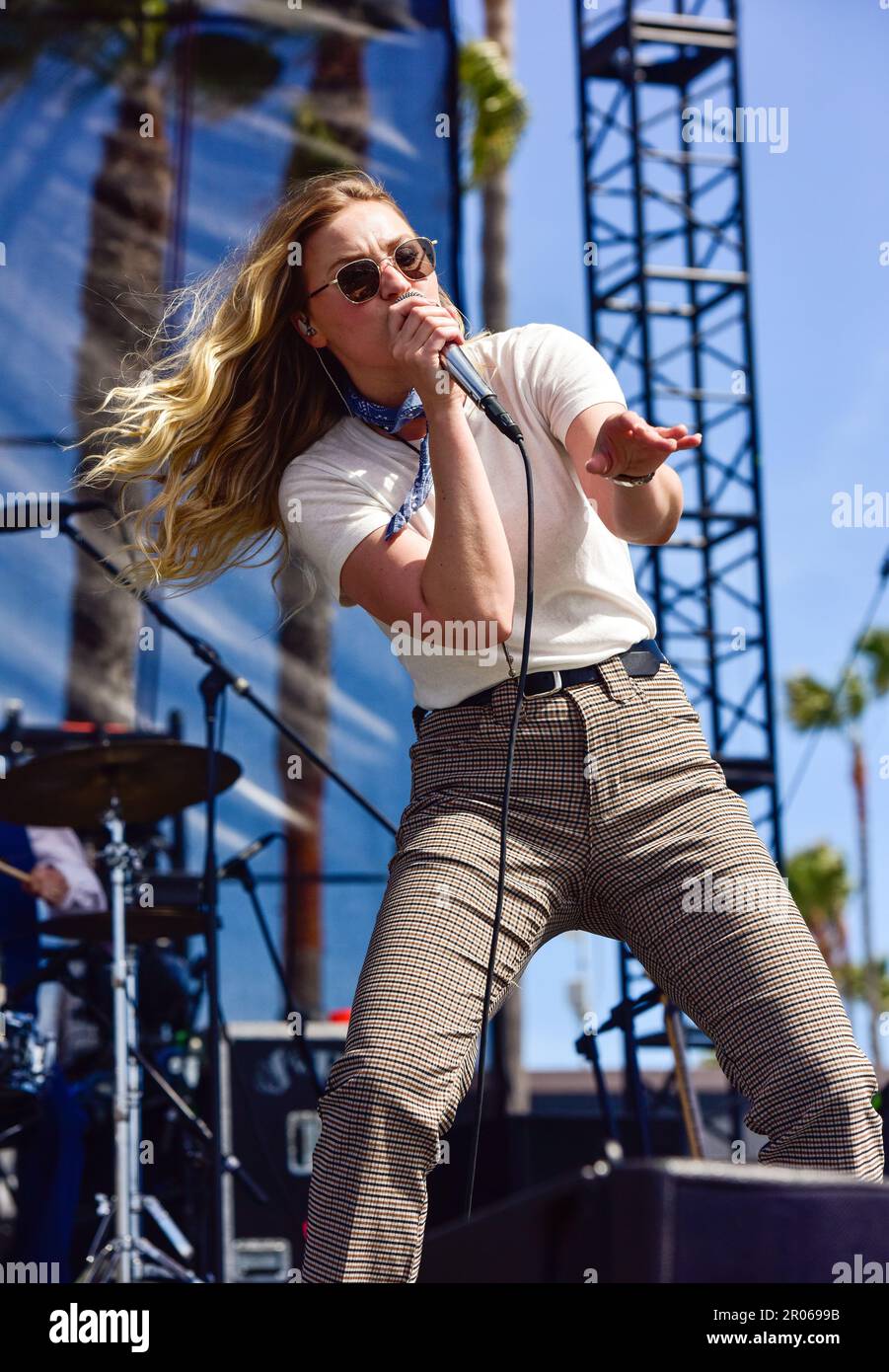 Redondo Beach, California, May 6, 2023 - Aly and AJ performing on stage ...