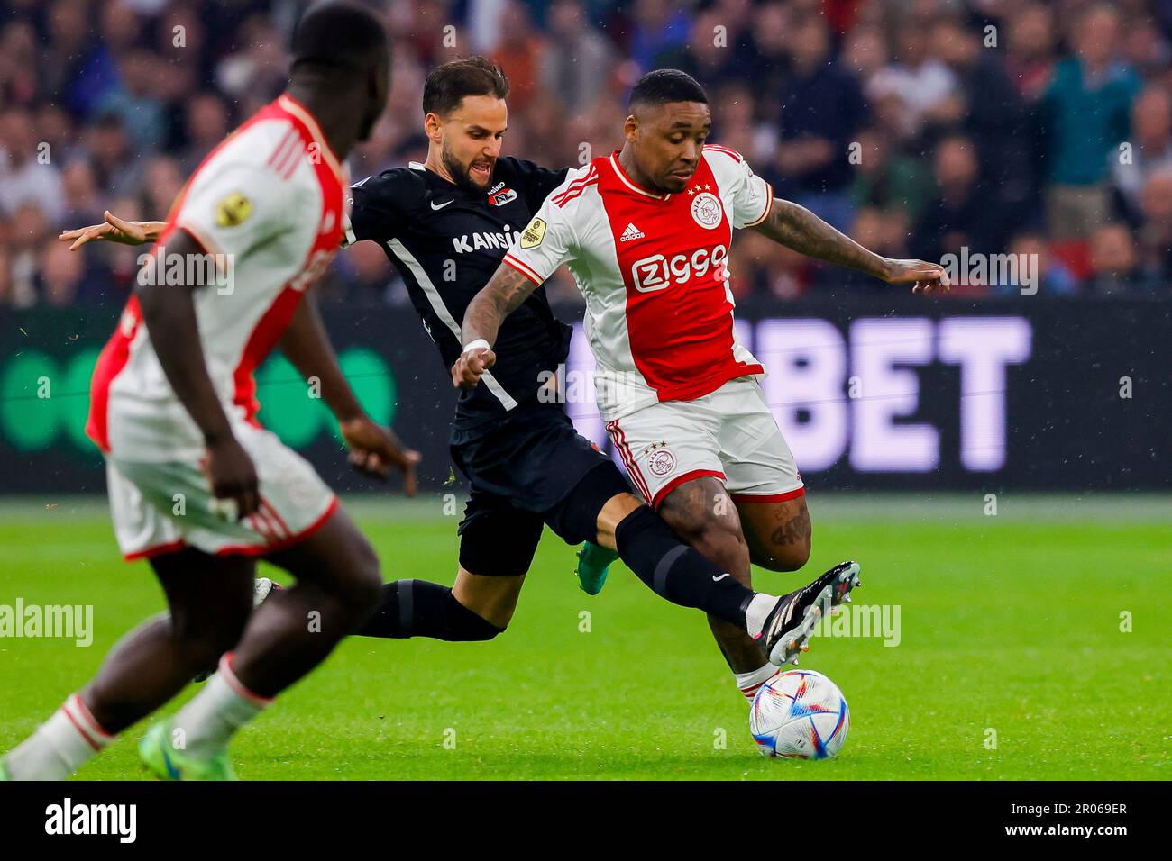 06-05-2023: Sport: Ajax v AZ AMSTERDAM, NETHERLANDS - MAY 6: Pantelis Hatzidiakos (AZ Alkmaar ...